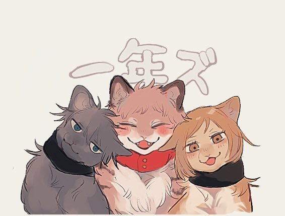 The curse returns to the cat-like transformation, the cat-like Gojo ...