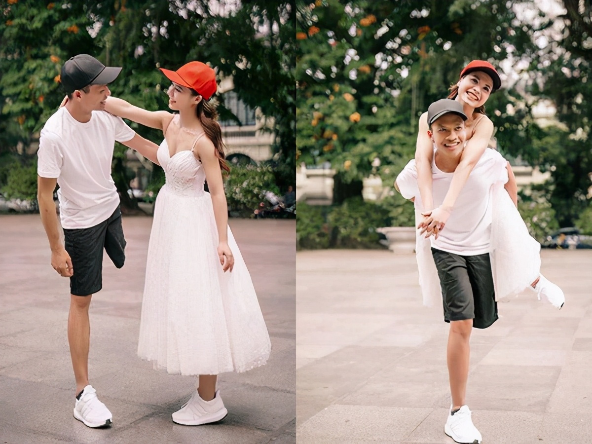One-legged men marrying the same one-legged wives attracts attention ...