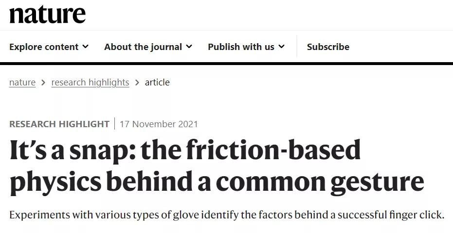 Do you know how to snap your fingers?You will understand after reading ...