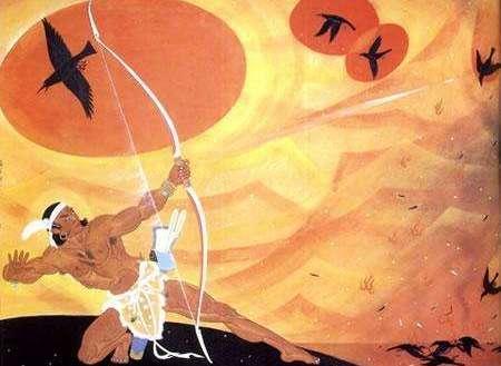 The story of Taomujian and Houyi Kuafu chasing the sun - iNEWS