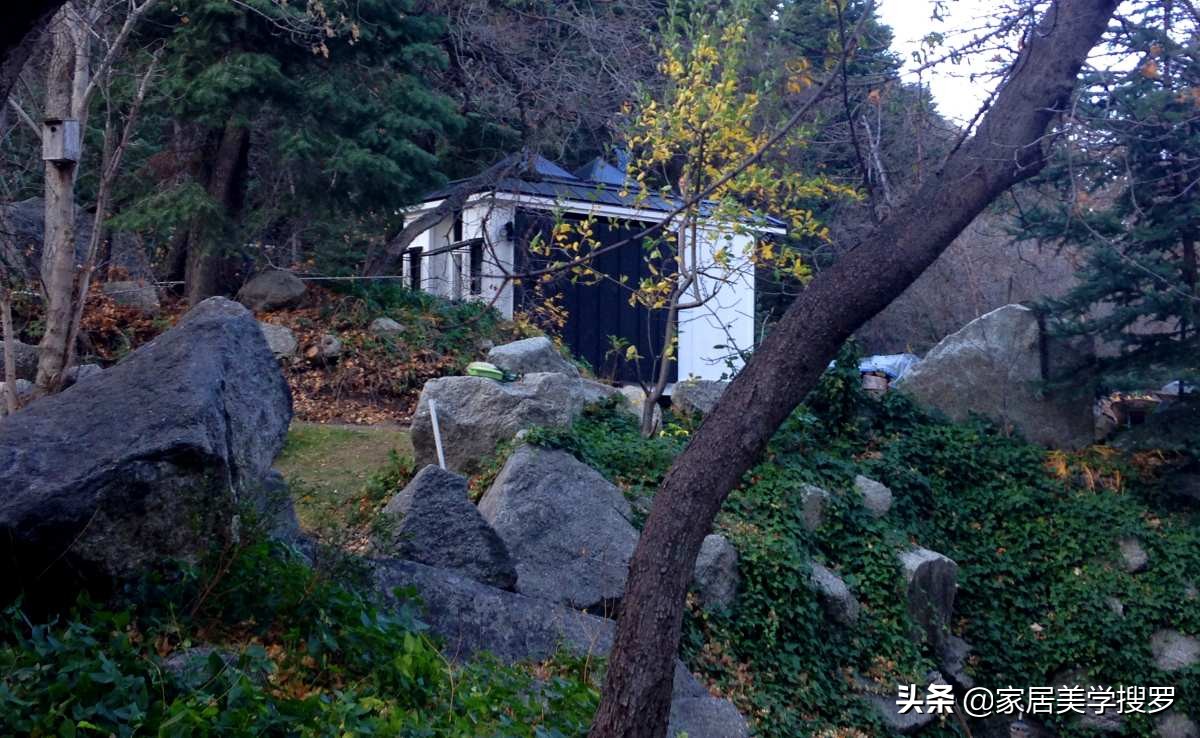 The couple built a small house. Although it is only 18 square meters ...