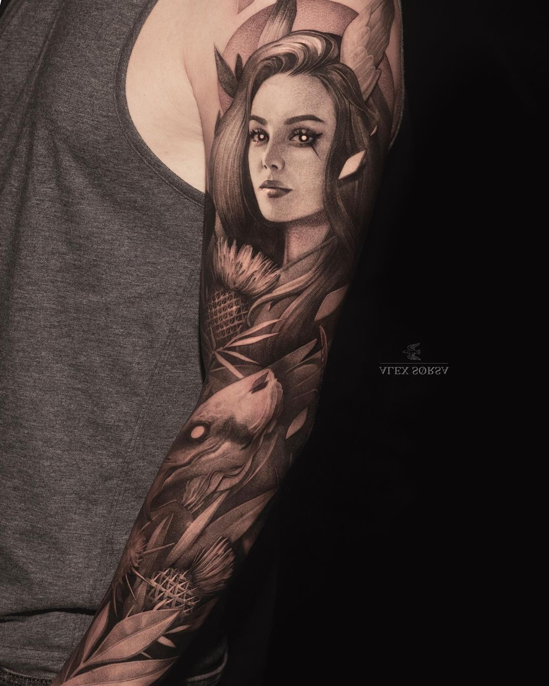 Arm portrait tattoo - iNEWS