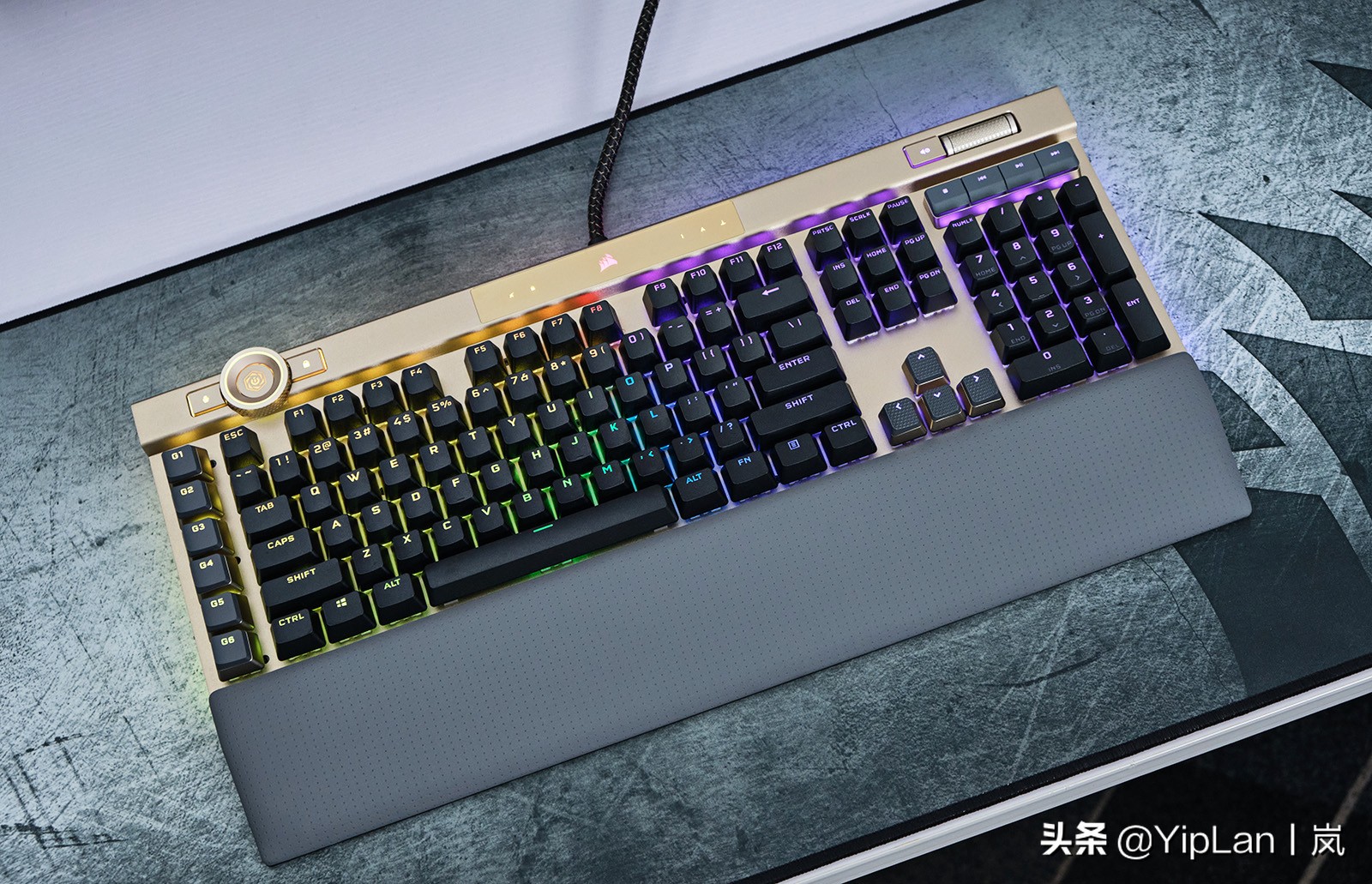 The golden legend comes to the world, CORSAIR K100 RGB Bright Gold ...
