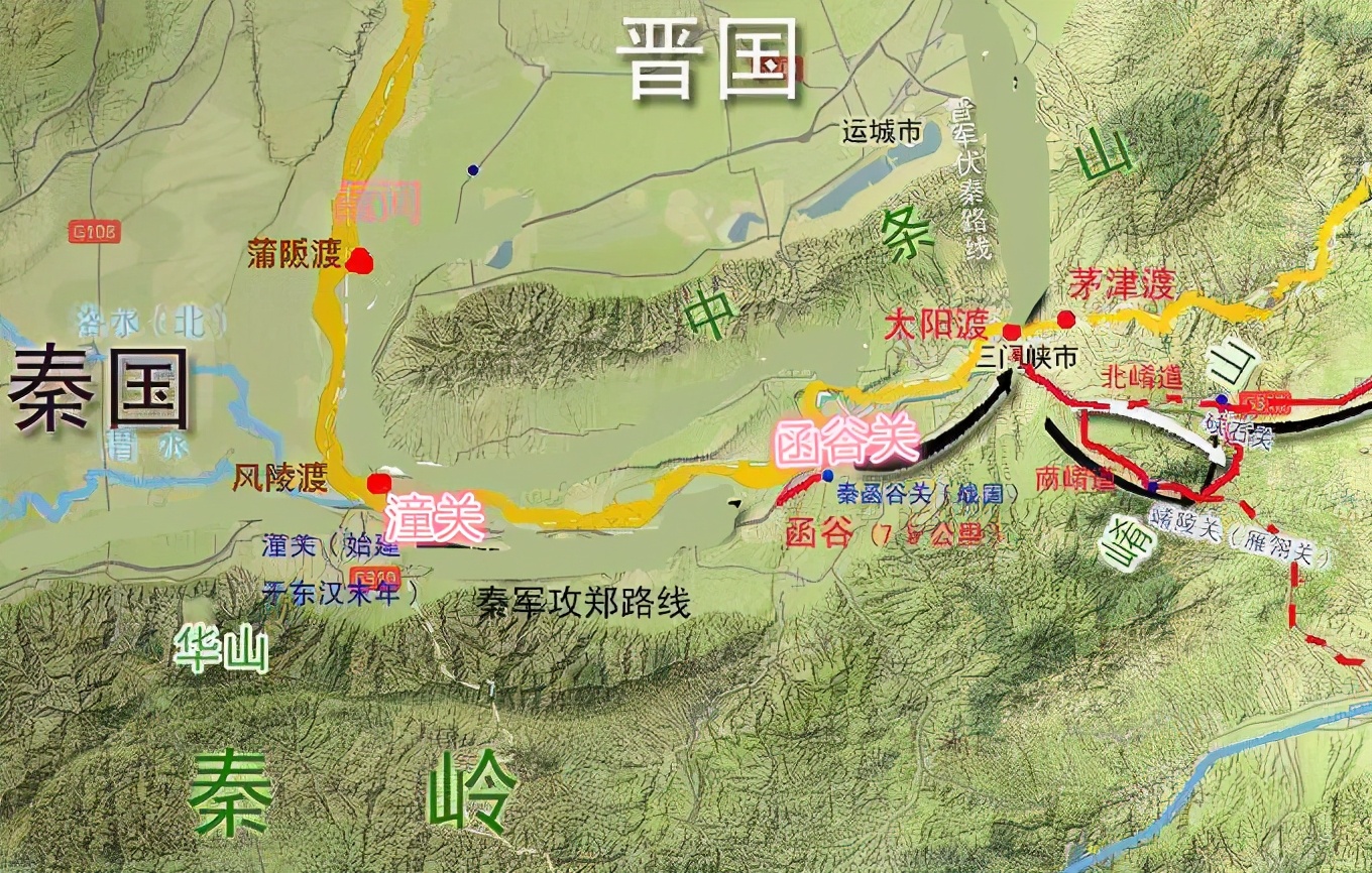 Hangu Pass looks down on the heroes and protects the safety of Qin. Why ...