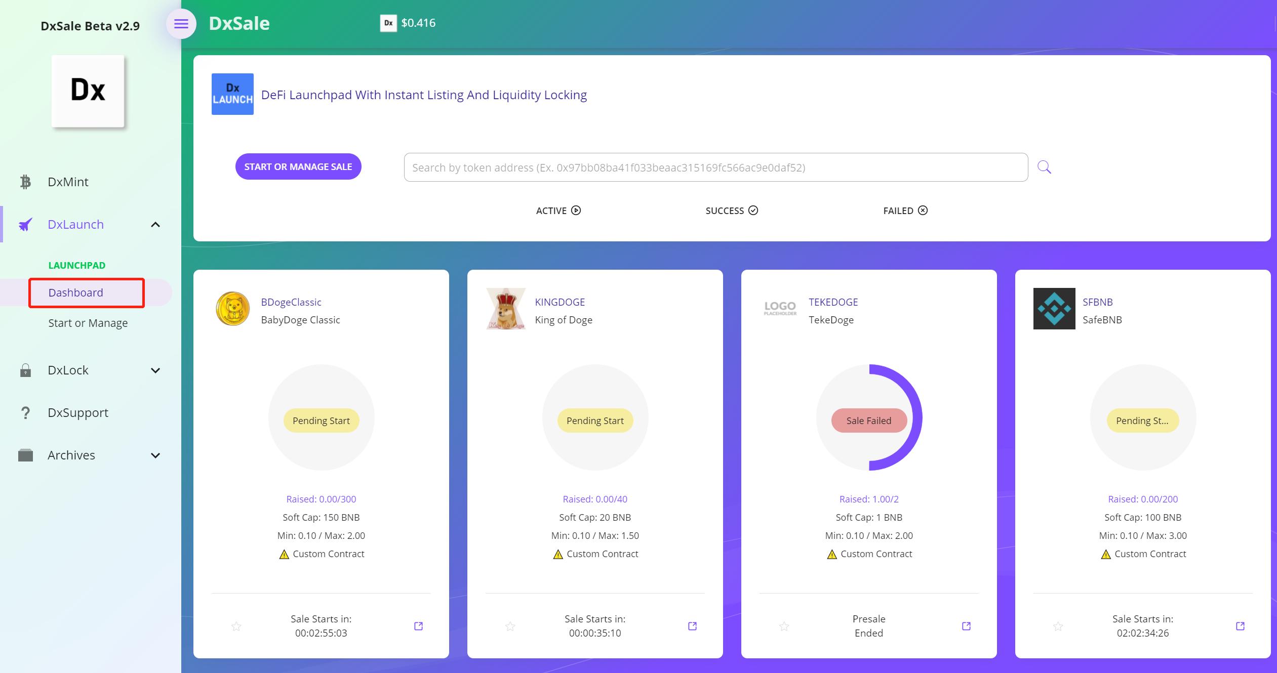 No Threshold IDO Platform-DxSale - iNEWS