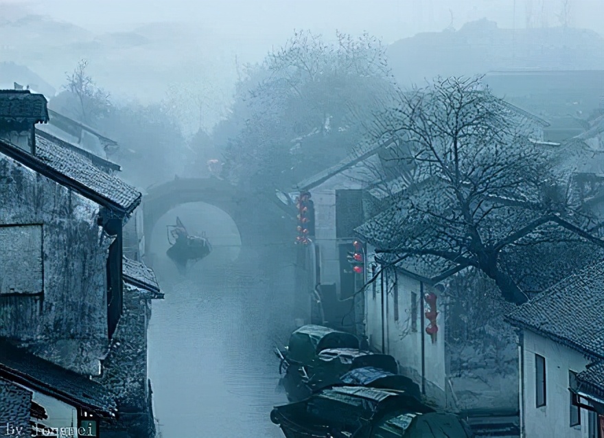 Picturesque Jiangnan Misty Rain on Loutai——A reading of the sixth grade ...