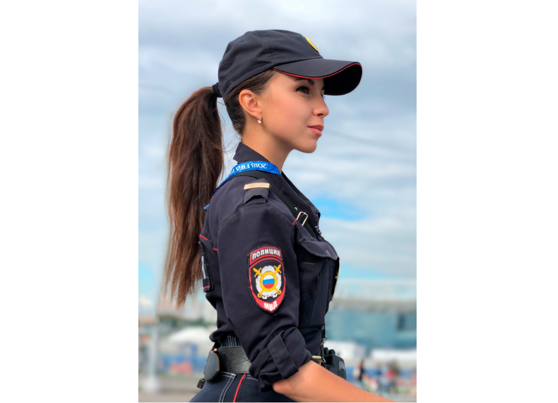 Beautiful Russian female mounted policewoman, 26 years old, with great ...