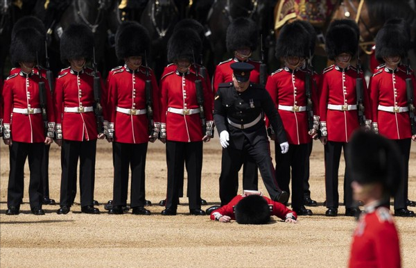 The British Royal Guard, known as the Red Shrimp, should wear a ...