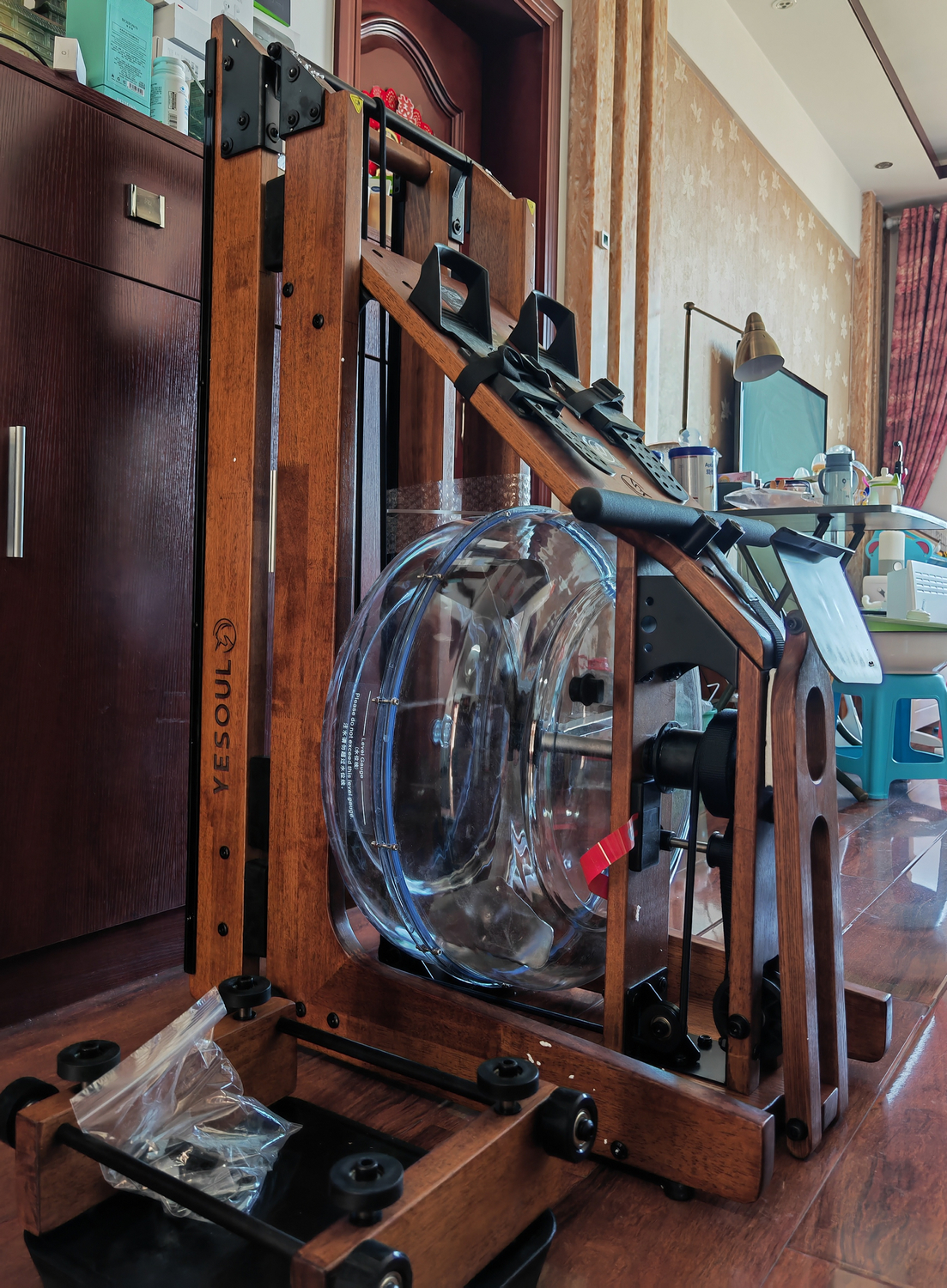 Work out on a rowing machine at home?The wild beast is so suitable, it ...