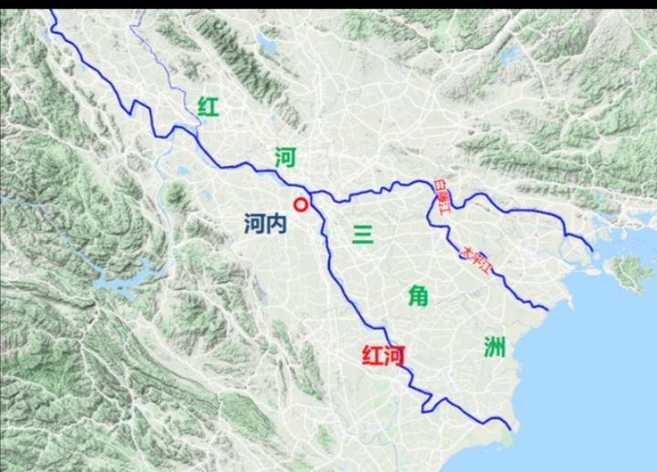 The Red River has been China's inland river for a long time in history ...