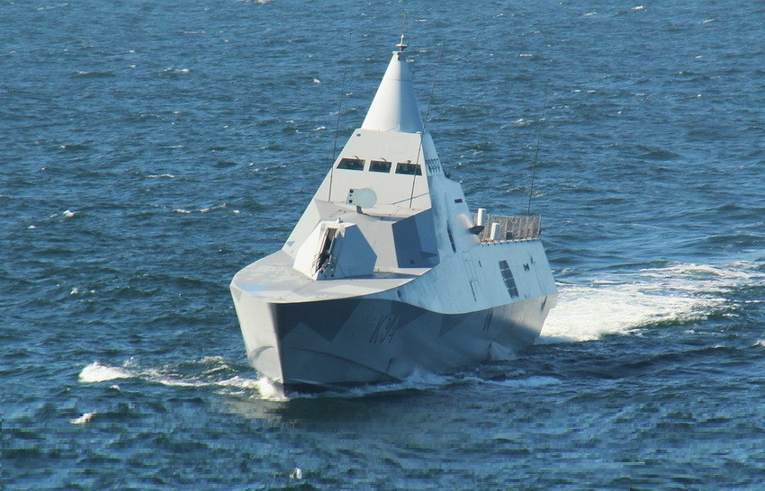 Picture 110 of the Swedish Visby-class patrol ship, the pioneer of the ...