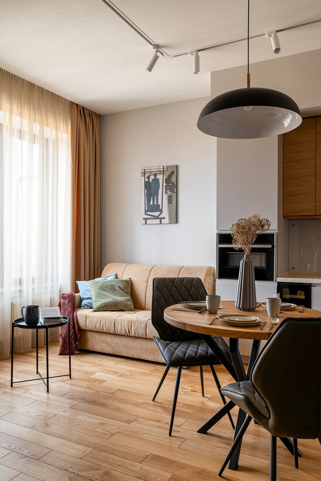 A small home of 45 square meters, warm and practical!Small apartment ...