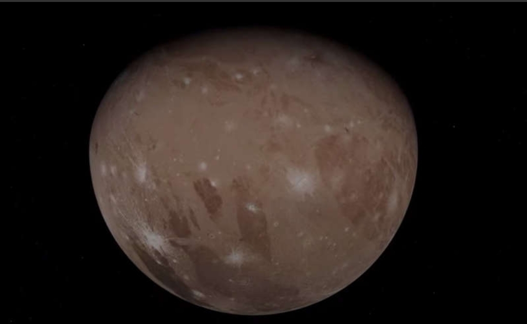 Jupiter and its huge moon lusciously cruise in this gorgeous video of ...