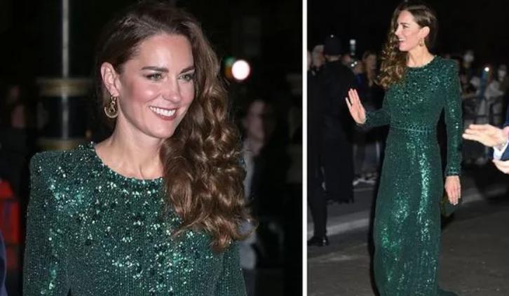 Kate dressed up to attend the music festival after the Megan show ...