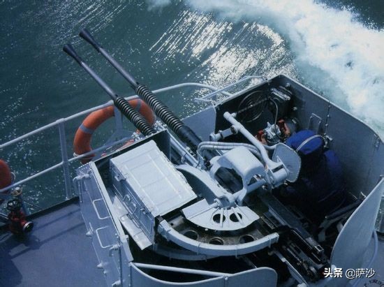The PLA's smallest naval gun Type 61 25mm twin-barreled naval gun ...