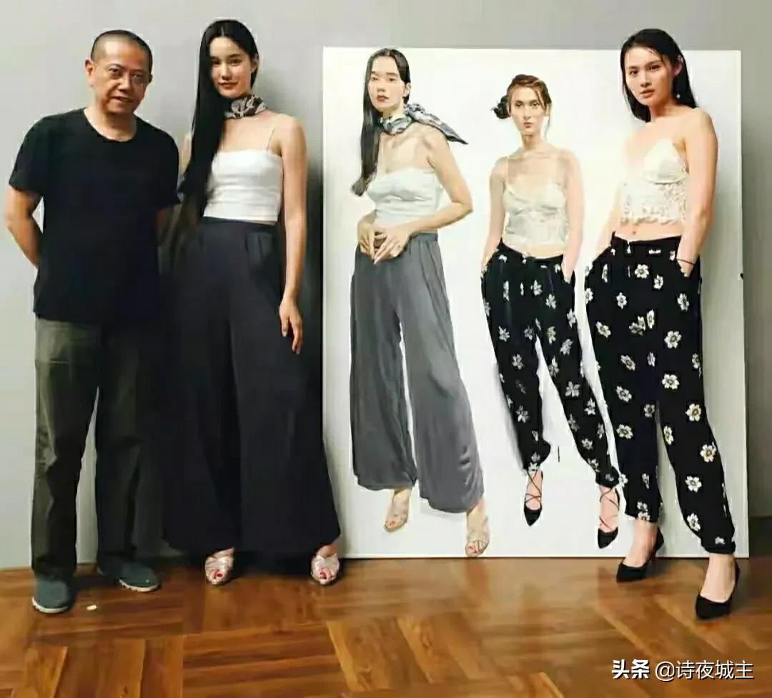 Painter Chen Danqing, a woman oil painting, has a plump and unassuming ...