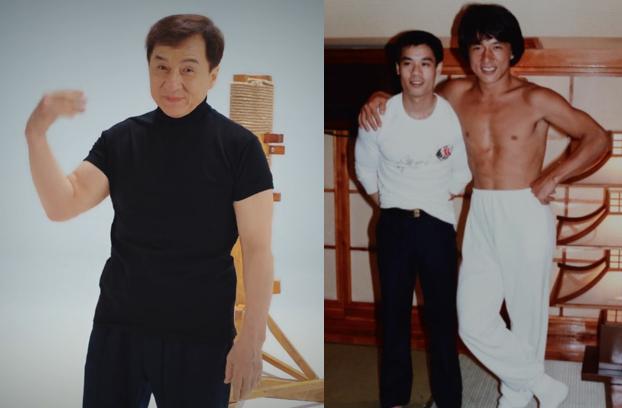 67-year-old Jackie Chan punches super fast!A body with strong muscles ...