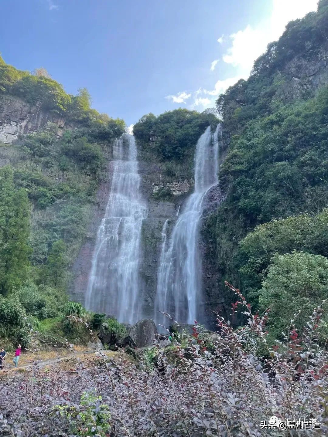This famous waterfall in Wenzhou has few tourists, and it has plenty of ...