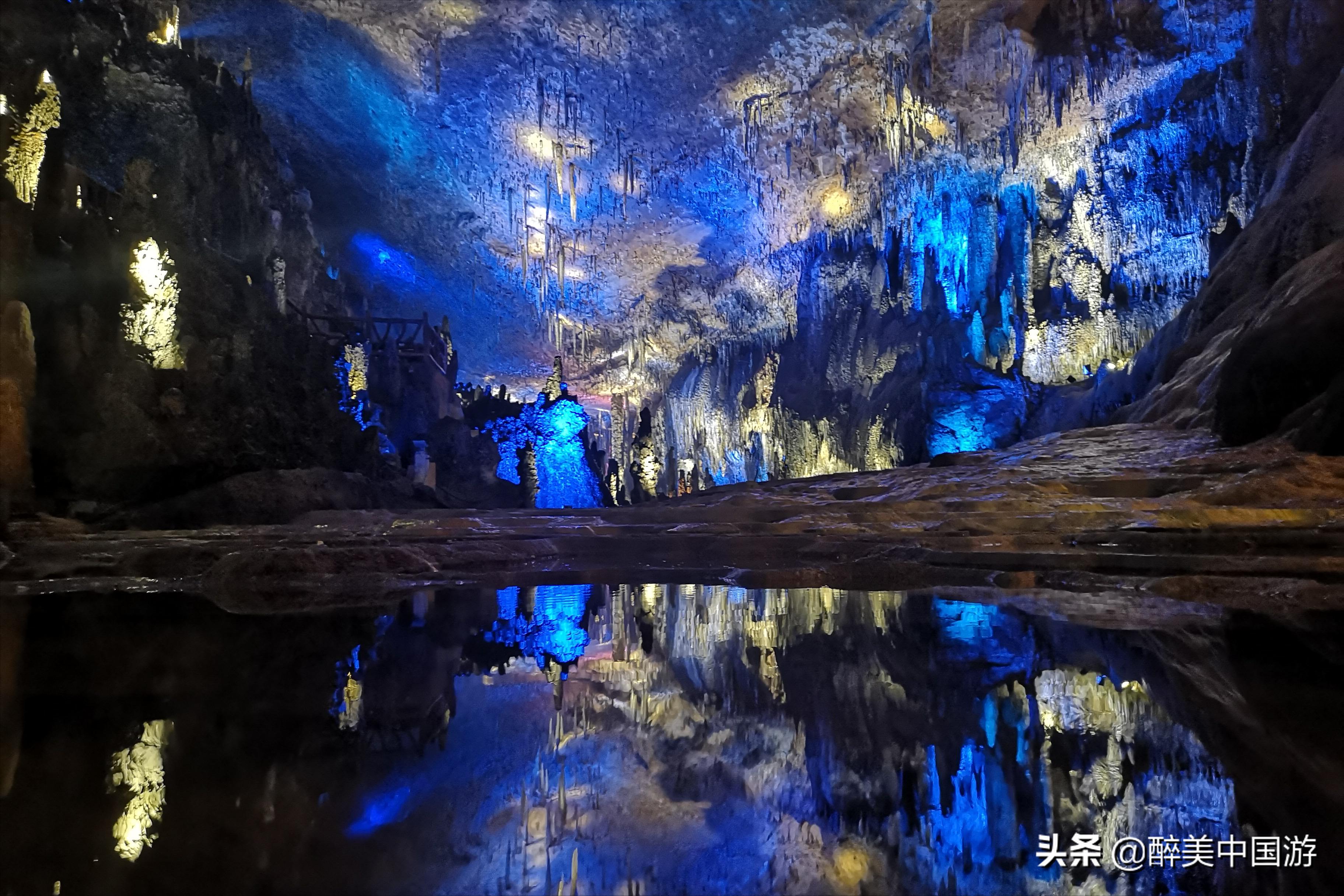 Visiting the Jiutian Cave Scenic Area of Maoyan River, the original ...