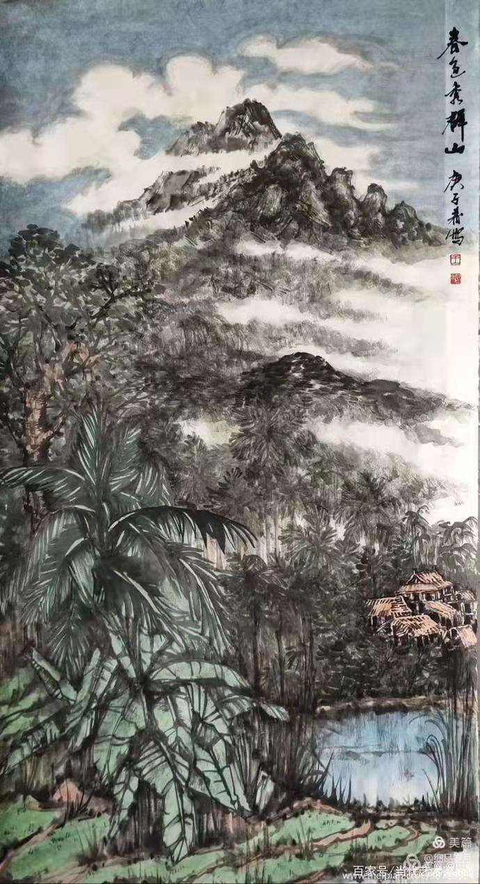 Wang Changli's Hainan Landscape Painting - iNEWS