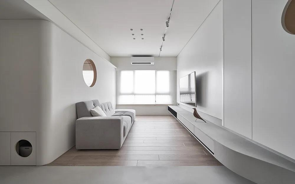 A small house of 56 square meters, two bedrooms into three bedrooms ...