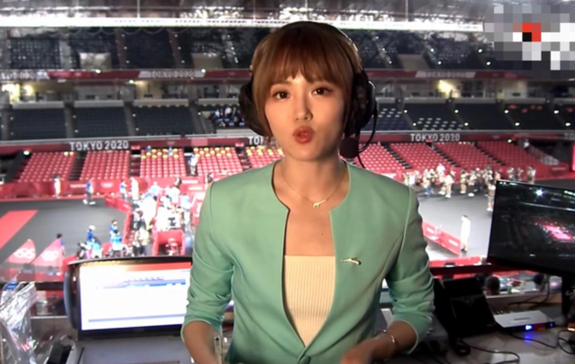 The 26-year-old CCTV commentator Gao Han is on fire. His voice is ...