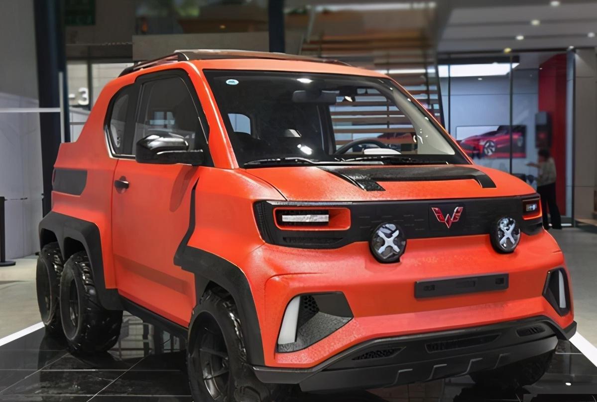 The new Wuling MiNi EV "pickup" is exposed, six-wheel drive + cool ...