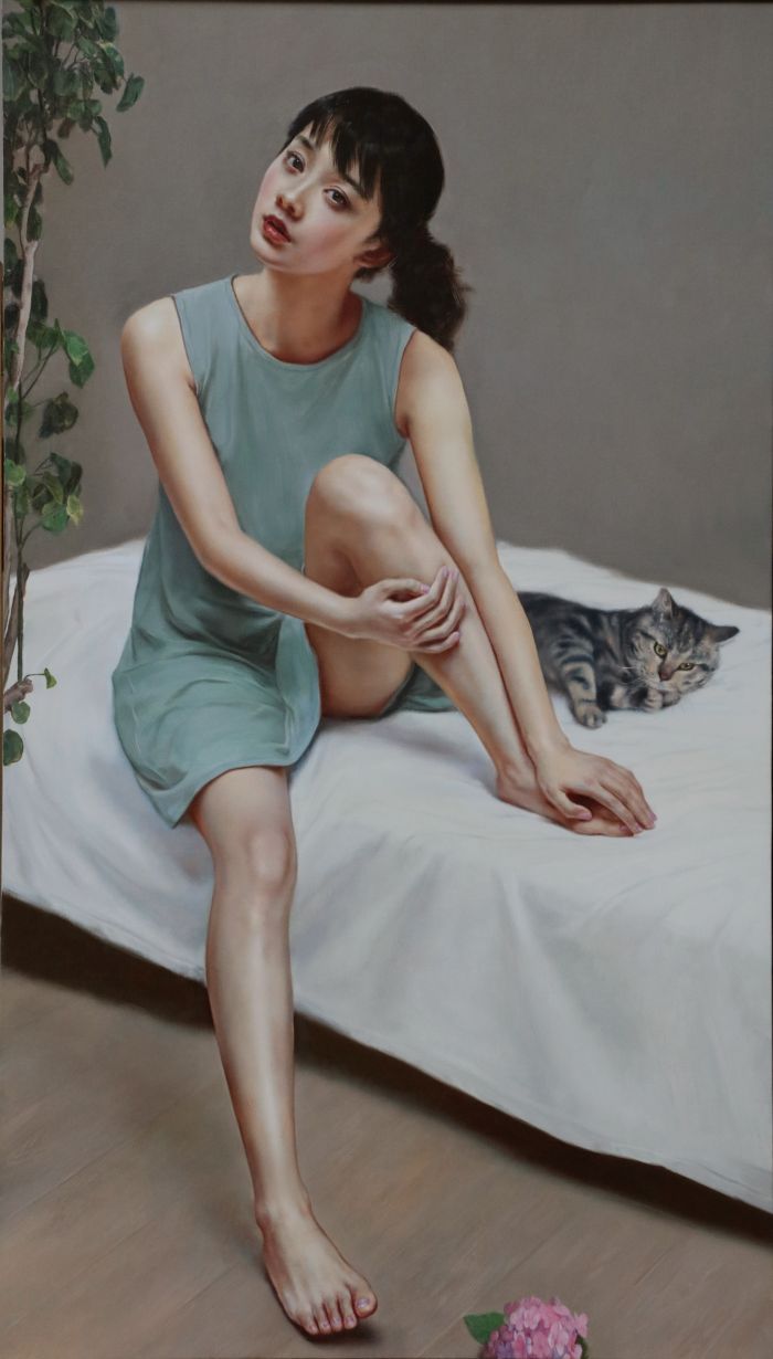Realistic oil painting representative Li Guijun Character Oil Painting ...