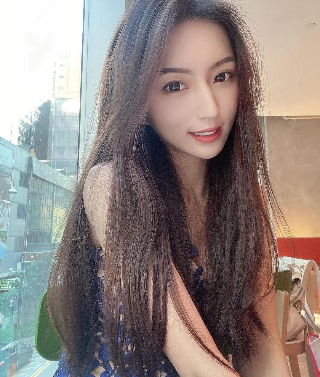 Ashley Cheung, the model, the skin is like fat, the face is like white ...