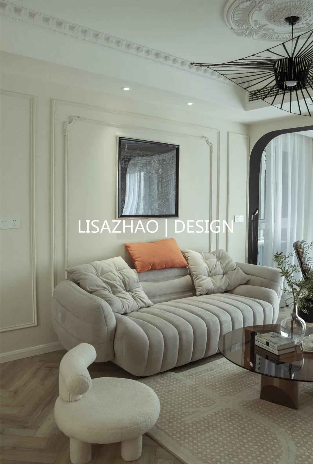 84 square meters light French style, romantic and retro out-of-the-loop ...