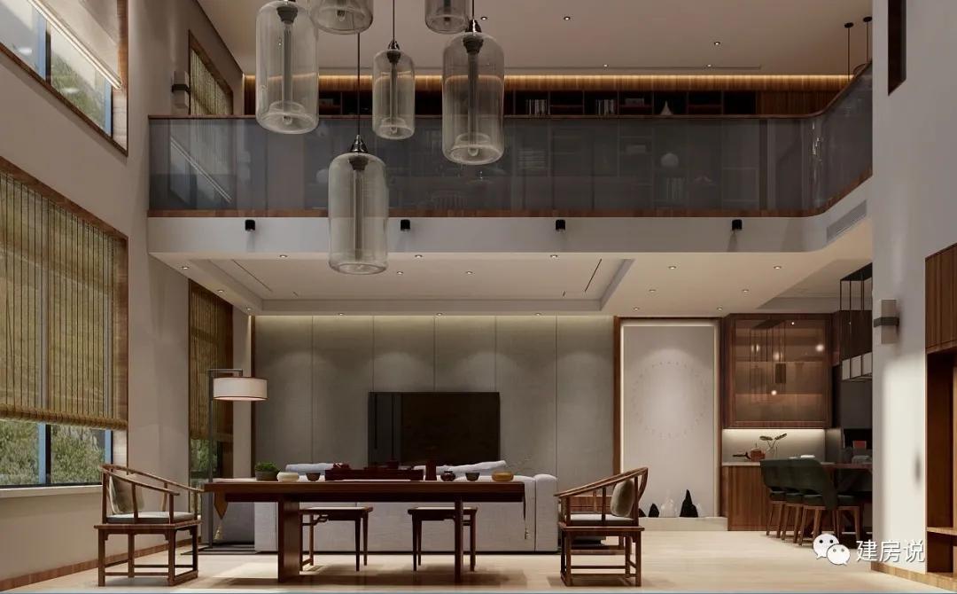 Four-storey new Chinese-style villa with a high-class and gorgeous ...