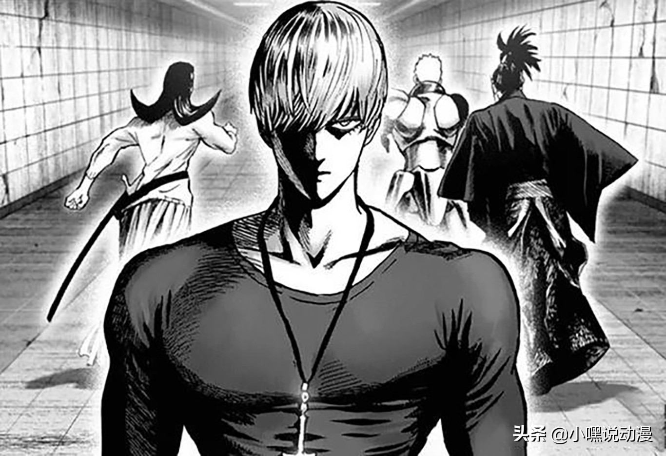 "One Punch Man" natural water replaces the mask, and the bald head ...