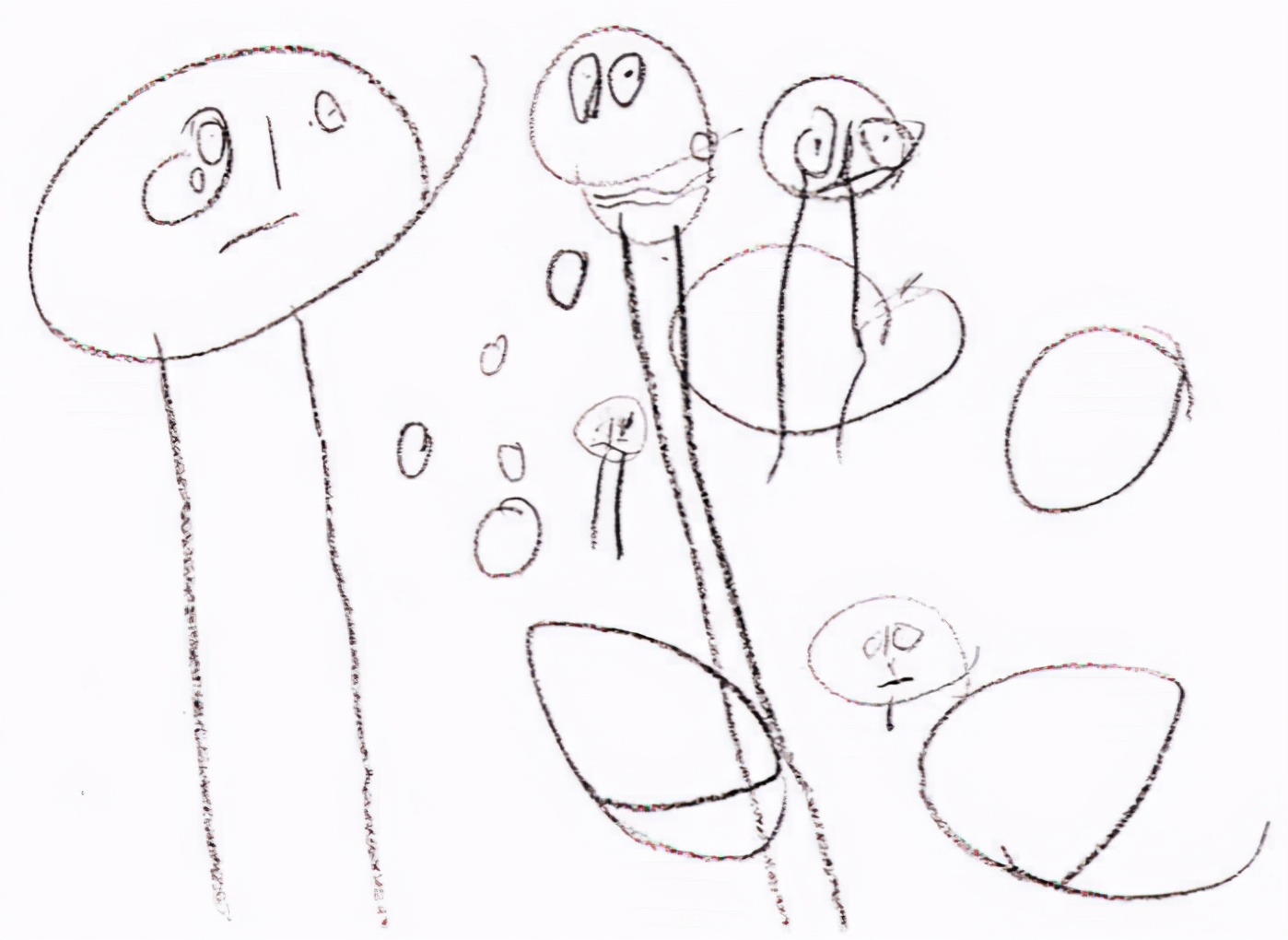 Does the child draw "badly"? No, it's because the parents feel that ...