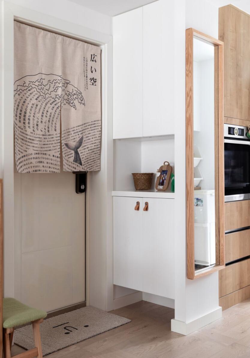 The Japanese-style storage is indeed powerful. Her new home of 107 ...