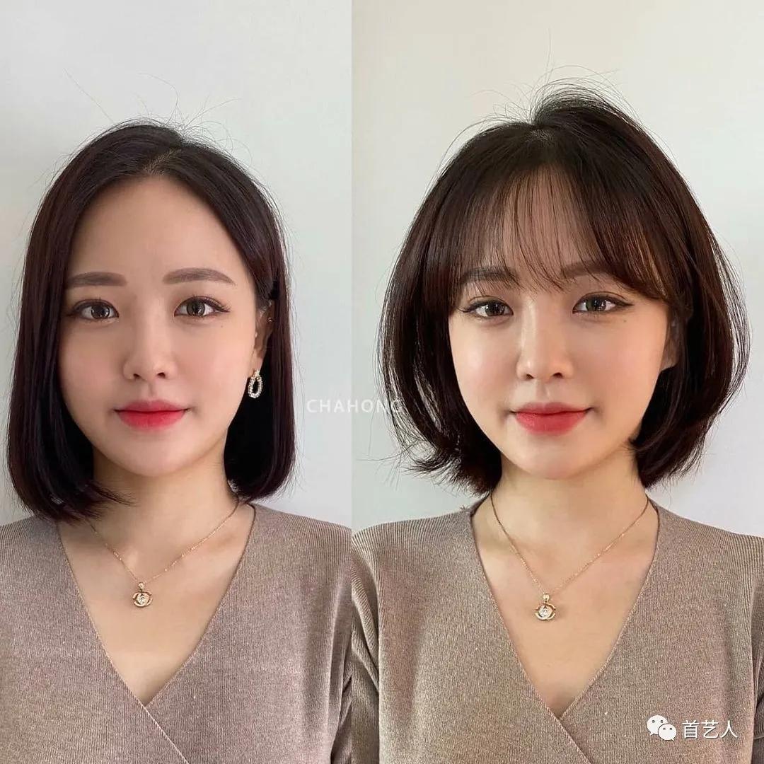 Cut your short chin like this to make you fat!Hair stylist reveals ...