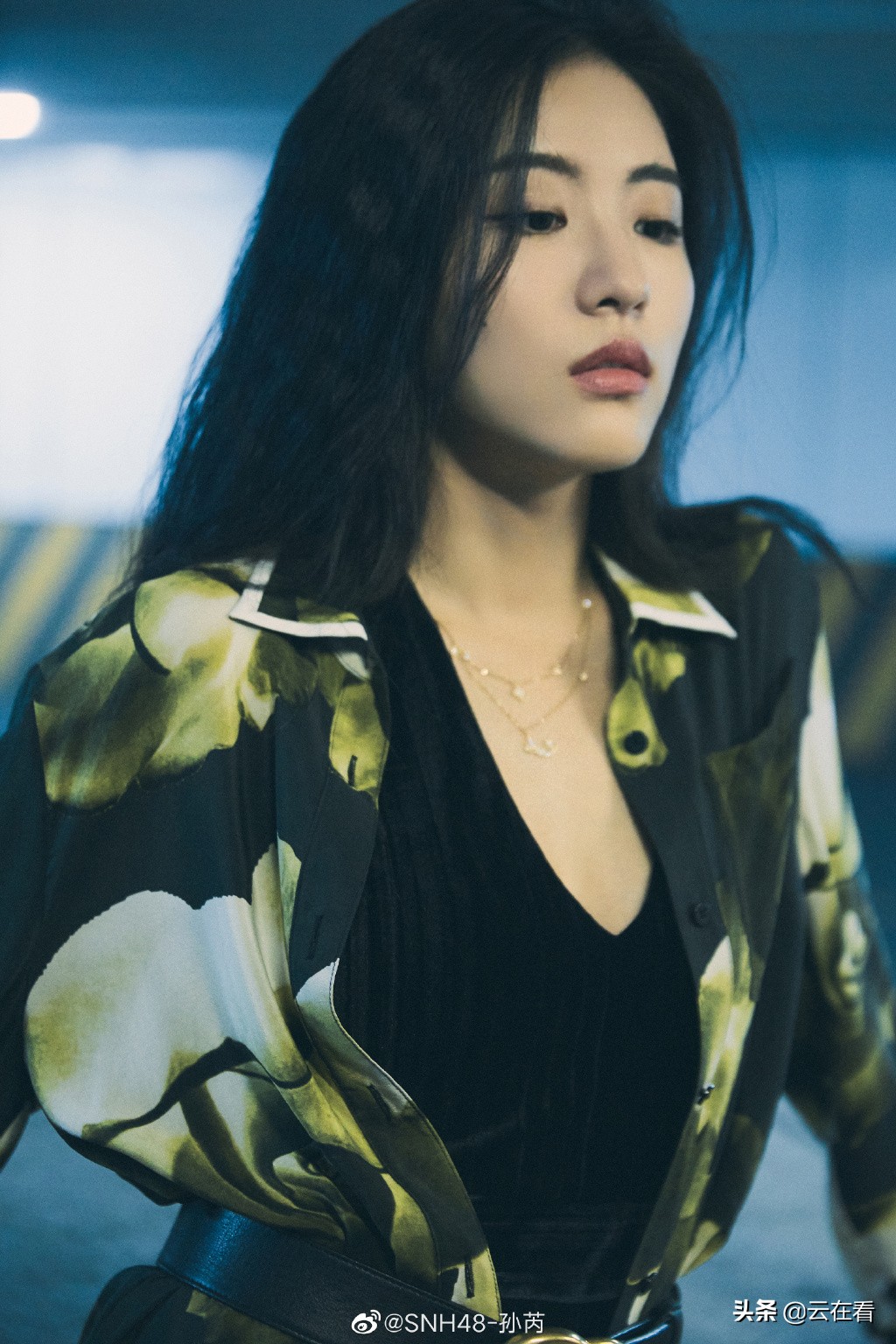 Beauty artist SNH48-Sun Rui charming photo appreciation, very charming ...