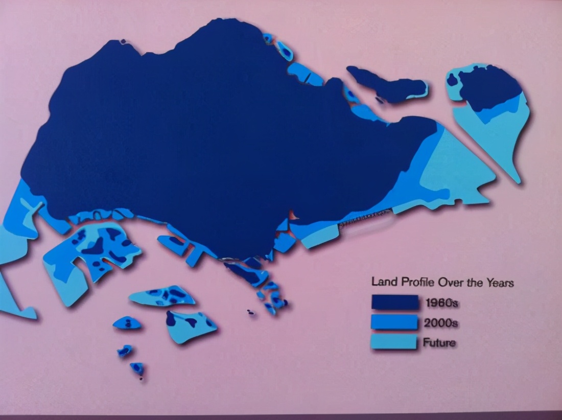 Singapore's land reclamation: 140 square kilometers of land was ...