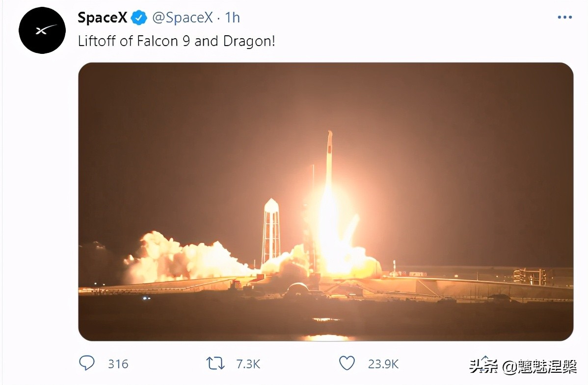 SpaceX second-hand rocket + second-hand manned dragon spacecraft ...