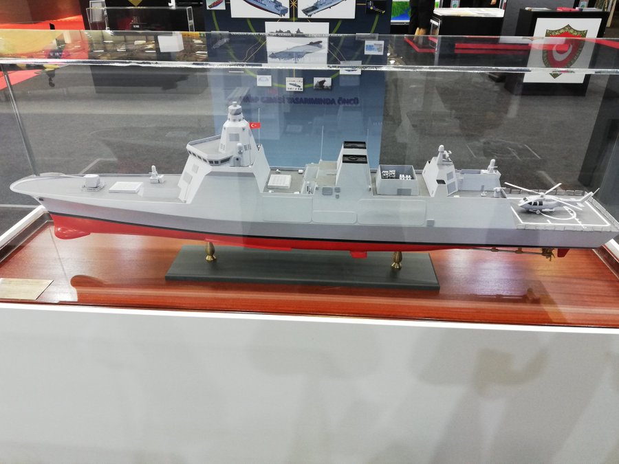 Turkey's new frigate was launched, equipped with domestically produced ...