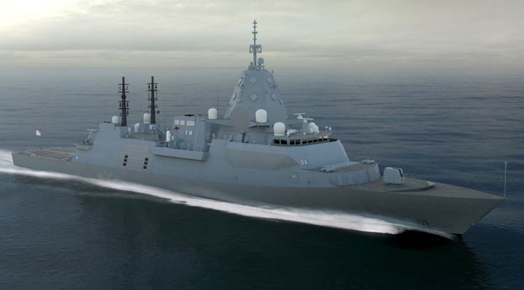 Build an 8800-ton super frigate?The combat power exceeds 26 type ...