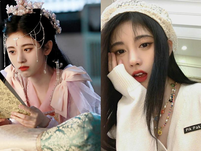 After the actors of Jianan Chuan changed into modern outfits, Ju Jingyi ...