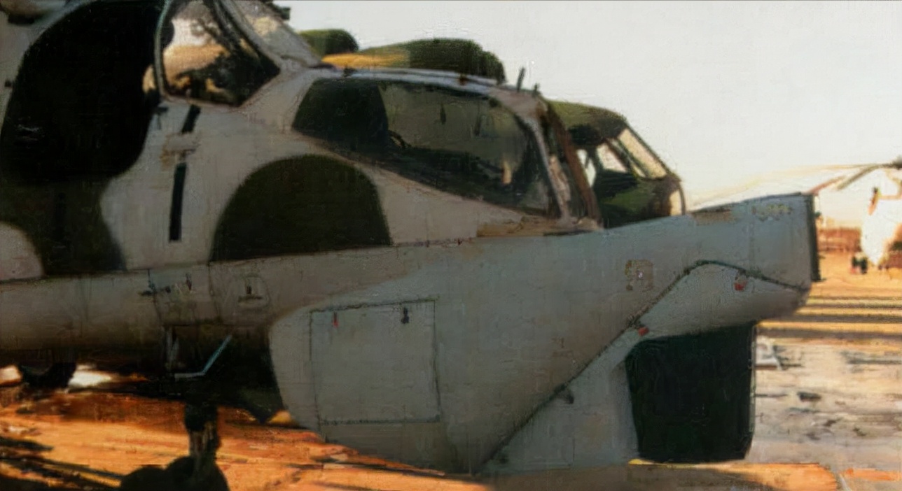 How intimate is the design of the Mi 28 gunship?Inherit the crew cabin ...