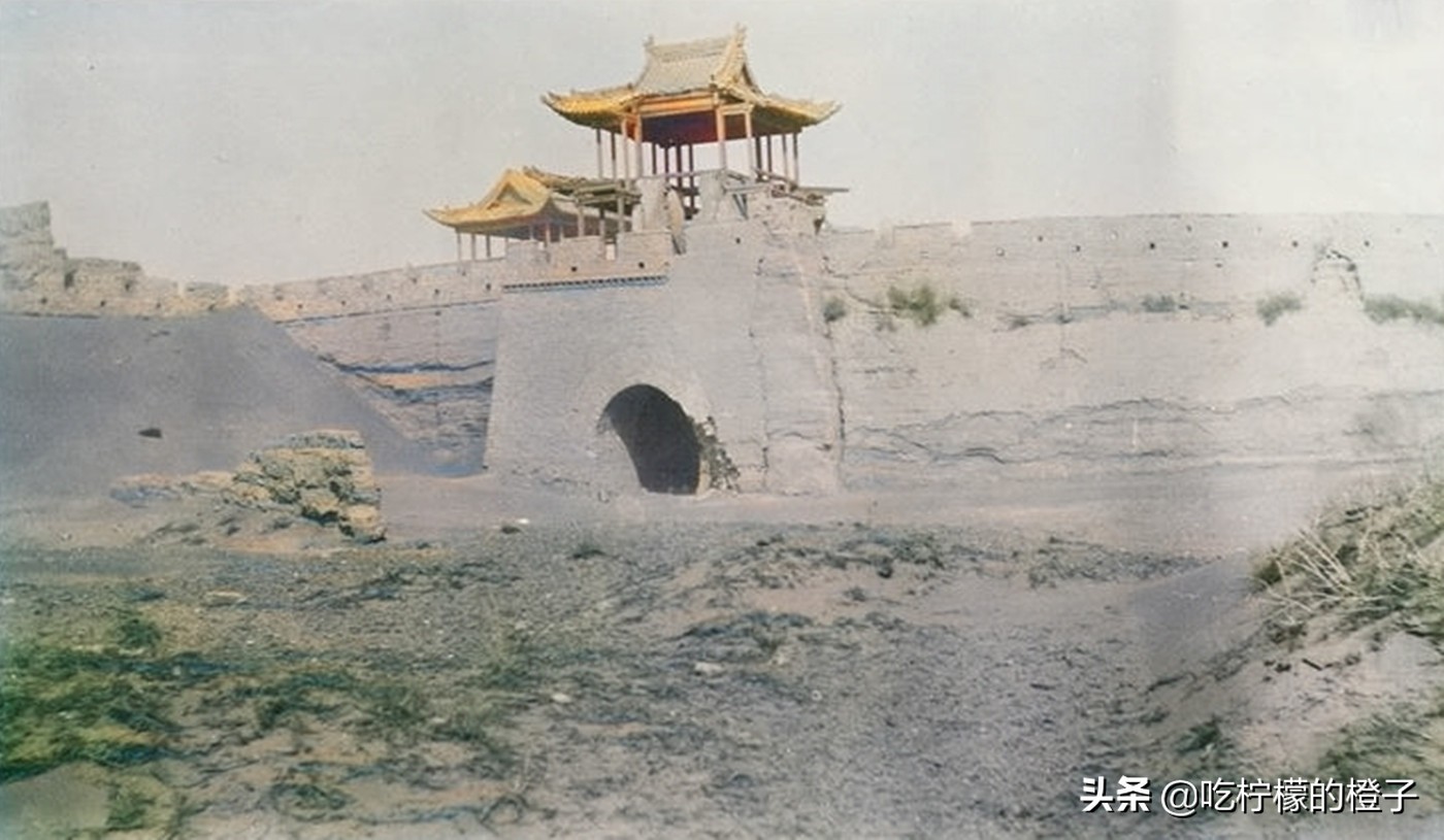 Old photo: Guazhou, Gansu in 1910, the ancient city of Anxi with ...