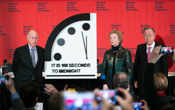 What does the doomsday clock stop 100 seconds before midnight? How long ...