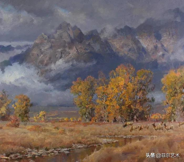 Appreciation of American Painter Andrew Peters' Landscape Oil Painting ...