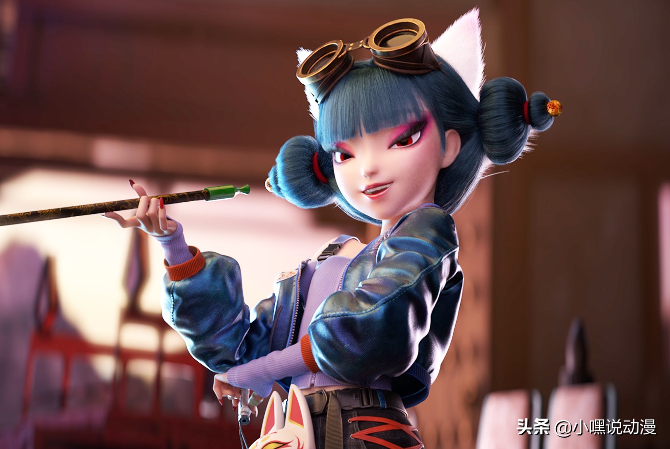 "The Green Snake Tribulation" Xiaoqing turns his fans, the eight-tailed ...