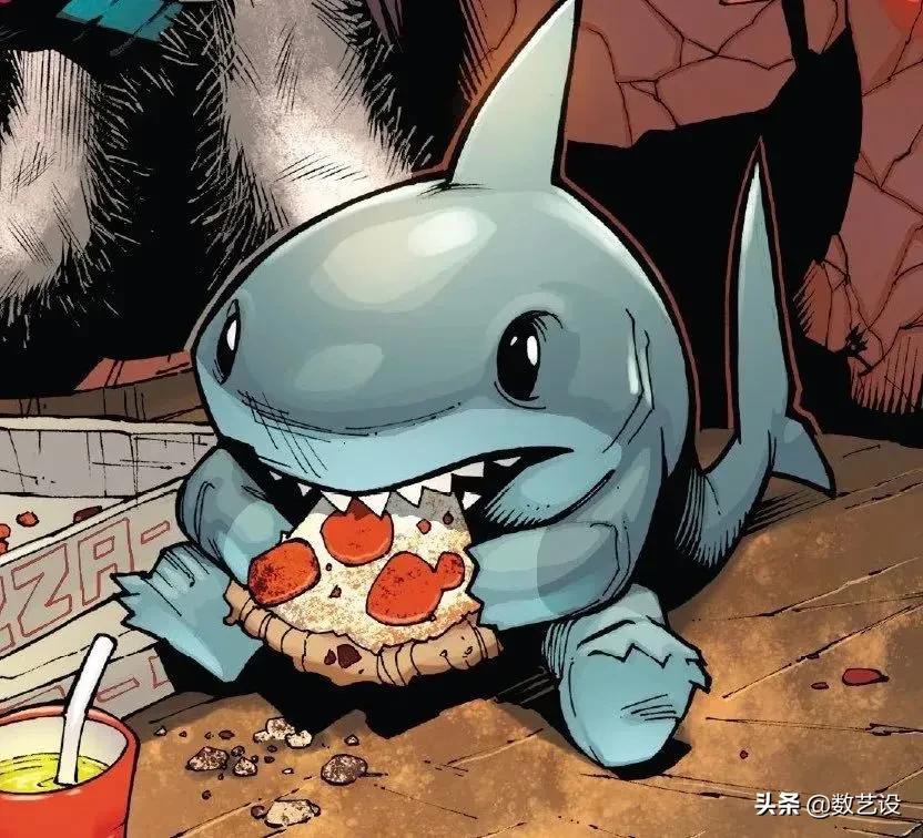 Is this a shark?A "fish" work by Marvel's shark, Jeff, is too cute - iMedia