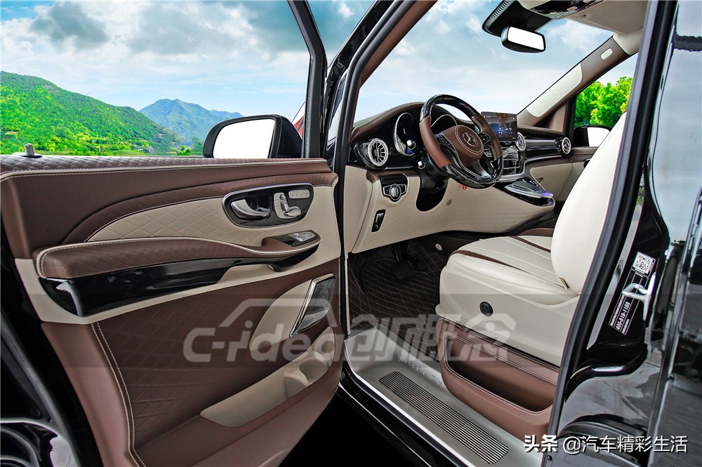Mercedes-Benz V260 upgraded interior modification, after modification ...