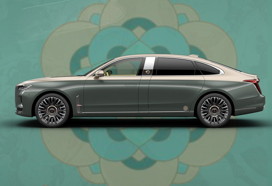 Super Mercedes-Benz S-Class Hongqi H9+ official image released, both ...