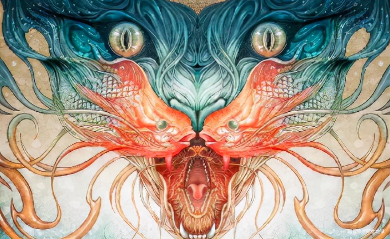 The monsters in Chinese mythology, the cat monsters floating outside ...